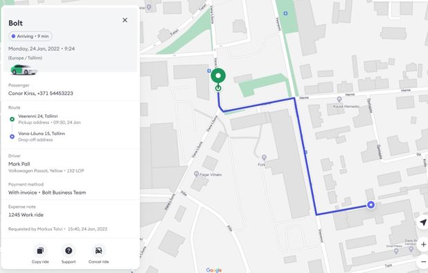 Bolt.eu: Ride-hailing with real-time tracking and multiple payments ...