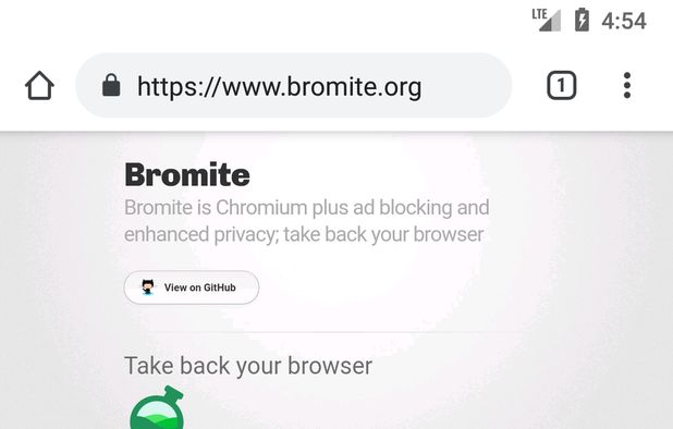 Bromite: Chromium fork with support for ad blocking and enhanced ...
