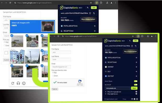 CaptchaSonic: AI-based captcha solver extension designed specifically ...