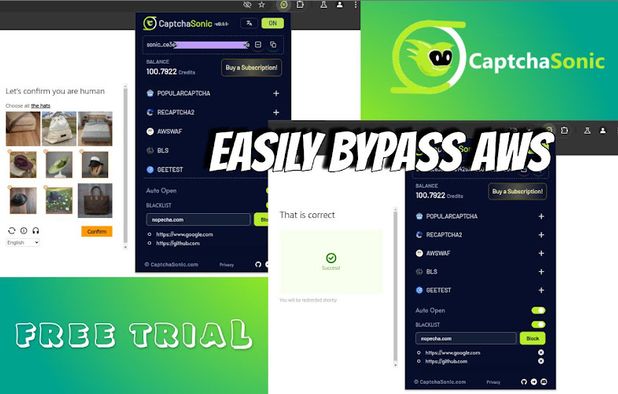 CaptchaSonic: AI-based captcha solver extension designed specifically ...