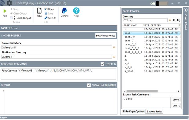 ChoEazyCopy: Simple and powerful GUI to the Microsoft RoboCopy ...