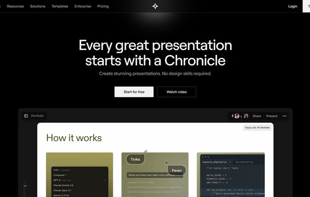 Chronicle HQ: AI-powered collaborative slide creation platform with ...