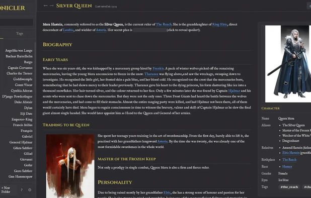 Chronicler Pro: A versatile, cross-platform worldbuilding app that can ...