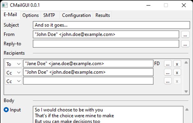 CMail: Free Windows command line mailer with advanced message ...