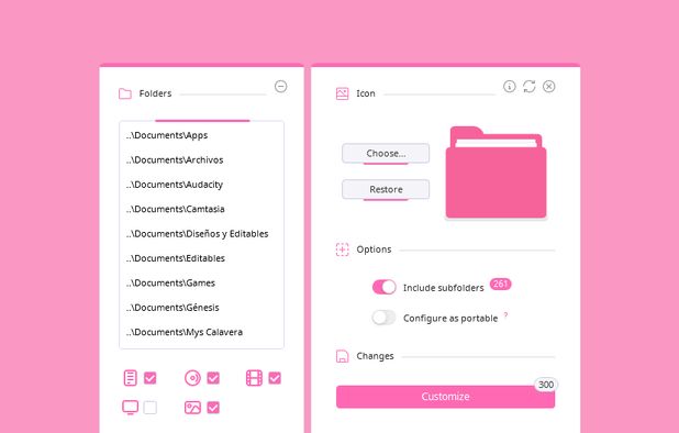 Crystal Folders: Application to customize your folder icons in seconds ...
