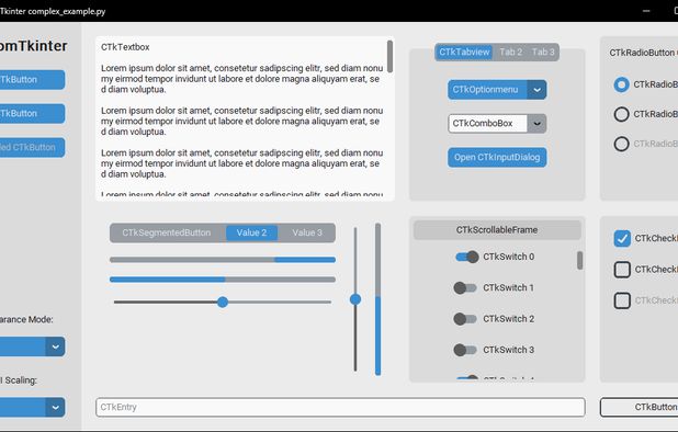 List of UI libraries for the Python programming language. | AlternativeTo