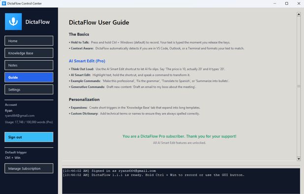 DictaFlow: Local, privacy-first AI dictation that bypasses Citrix & RDP ...