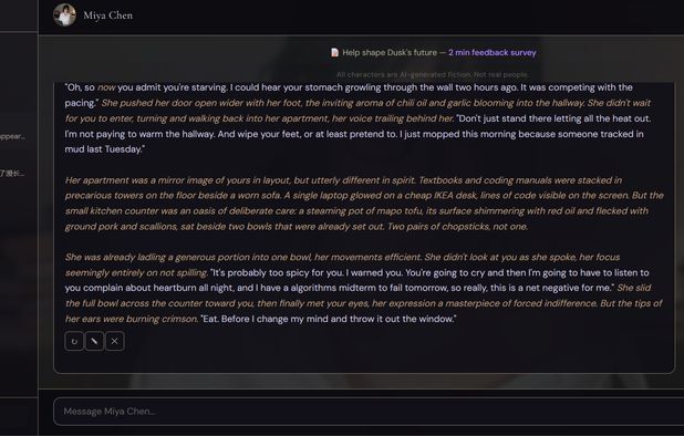 Dusk AI: Character.AI alternative with persistent long-term memory ...