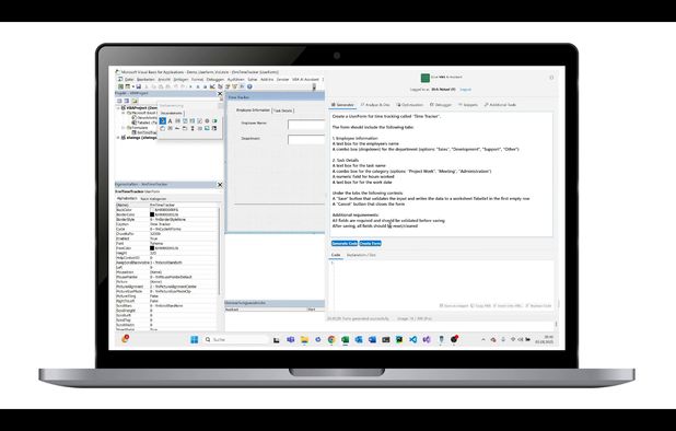 Excel VBA AI Assistant: Integrates AI directly into the Visual Basic ...