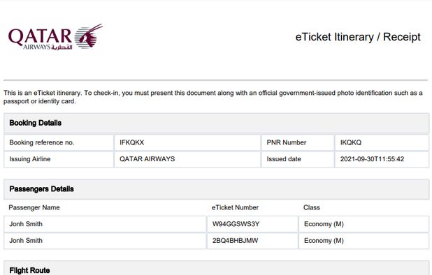 Fake Flight Tickets Generator: Use this free flight ticket generator to ...