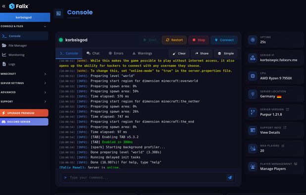 FalixNodes: Start your free Minecraft server in seconds. | AlternativeTo