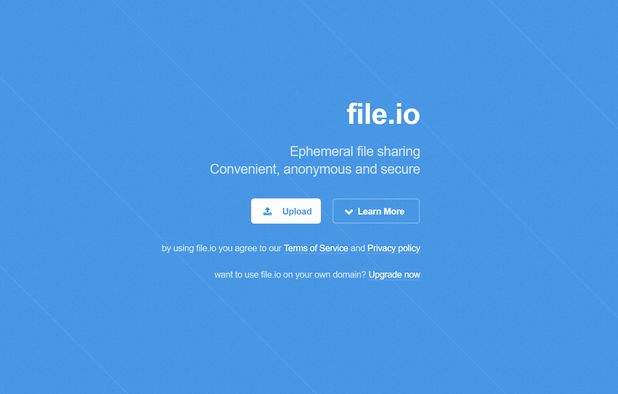 file.io: Ephemeral file sharing Convenient, anonymous and secure, and ...