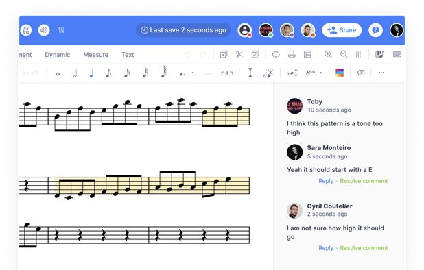 Flat.io: Collaborative browser-based sheet music editor with real-time ...