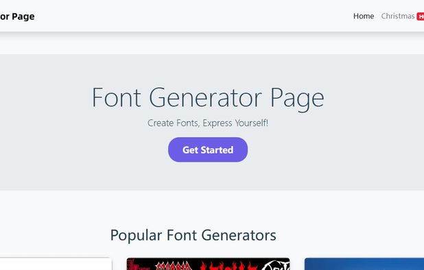 Font Generator Page: Create unique fonts with our intuitive Font ...