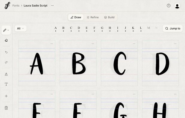 FontCraft: Browser-based app that lets you turn your handwriting into a ...
