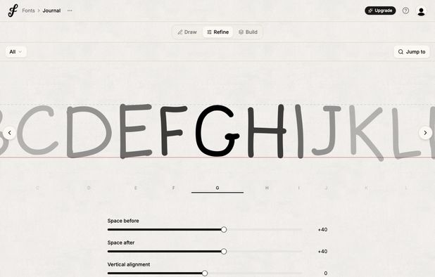 FontCraft: Browser-based app that lets you turn your handwriting into a ...