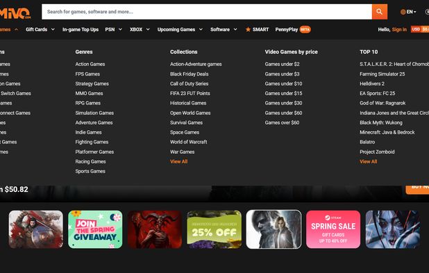 GAMIVO: Buy game codes with quick delivery | AlternativeTo