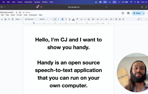 Handy STT: Free, open source offline speech-to-text app for desktop use ...