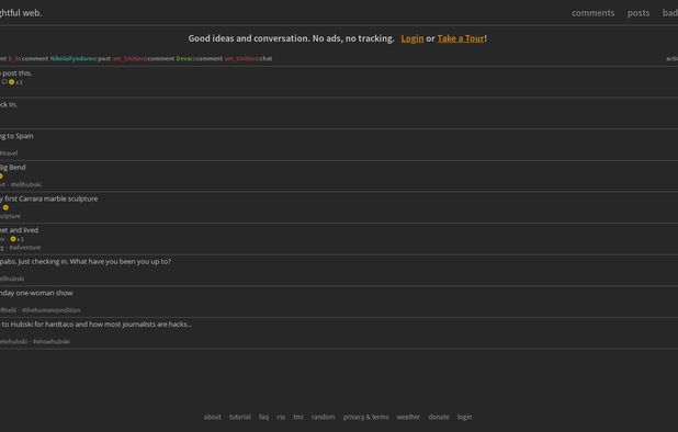 Hubski: Community for sharing thoughtful | AlternativeTo