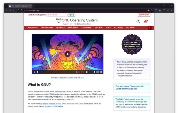 GNU IceCat: Gnuzilla is the GNU version of the Mozilla suite ...