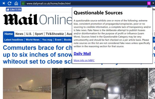 Websites for evaluating if sources of information are reliable ...