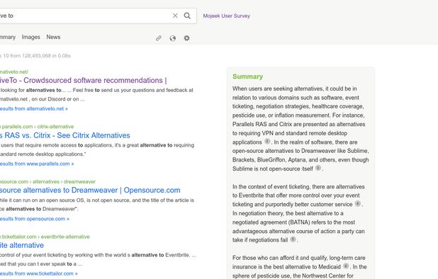 Mojeek: Privacy-respecting search with independent, unbiased results ...