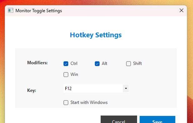 Monitor Toggle Hotkey: Toggle your second monitor on/off instantly with ...