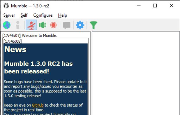 Mumble: Open source, low-latency voice chat with high quality audio ...