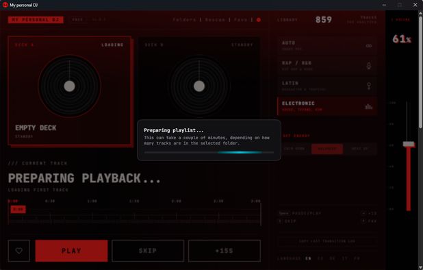My Personal DJ: Automatic DJ transitions for your local music library ...