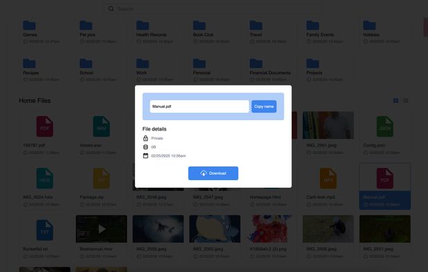 myDrive Storage: A lightweight Node.js and MongoDB Google Drive clone ...