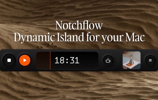 NotchFlow: Turns your Mac’s notch into an interactive Dynamic Island ...