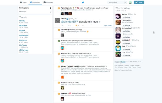 Old Twitter Layout: Extension to return old Twitter layout from 2015 ...