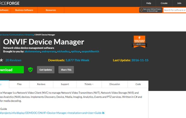 ONVIF Device Manager: Network Video Client (NVC) to manage Network ...