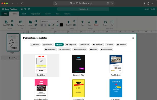 Open Publisher: Lightweight, web-based desktop publishing tool that ...