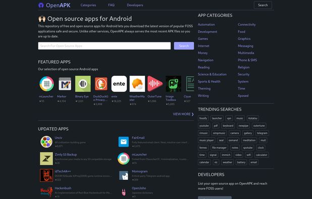 OpenAPK: Free open-source Android APK downloads, privacy-respecting ...