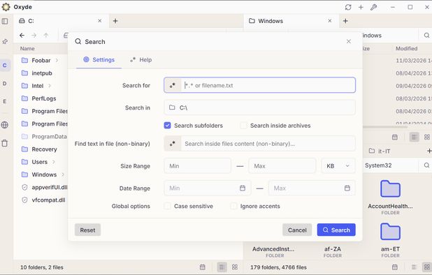 Oxyde: Modern, high-performance file manager designed for efficiency ...