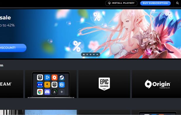 PlayKey: Playkey cloud gaming technology allows you to play games ...