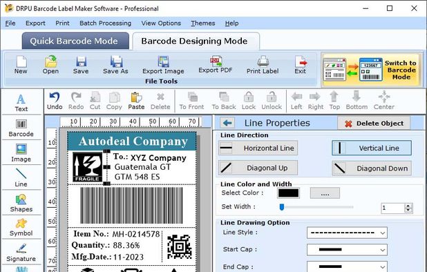 Professional Barcode Maker: Robust Barcode Maker software downloaded ...