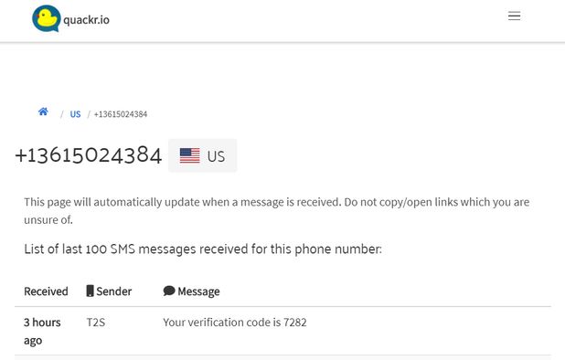 quackr: Protect your identity by using quackr's free temporary phone ...