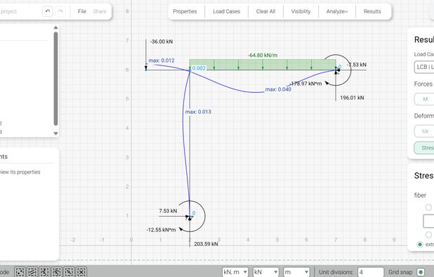 RodX: Web-based 2D structural analysis for beam, frame, trusses ...