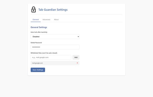 Tab Guardian: Lock, hide, auto-close and track your open tabs for ...