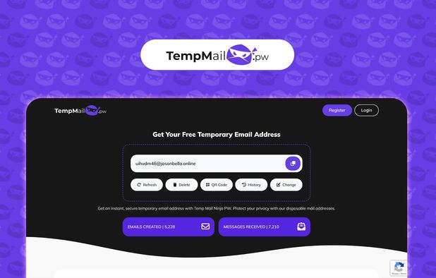 Temp Mail Ninja PW: Get an instant, secure temporary email address with ...