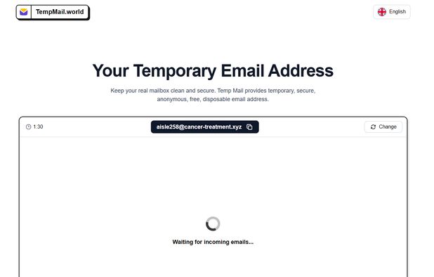 TempMail.World: Provides fast, secure, and disposable email addresses ...