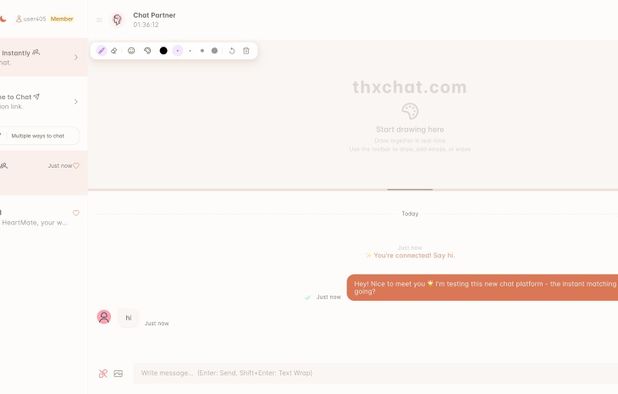 ThXChat: Instant random chat, video, voice, drawing, translation ...