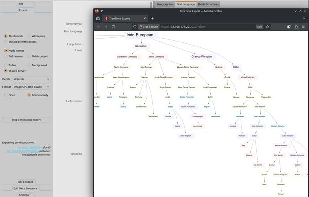 TreeTime: Information organizer that stores text, numbers, and other ...