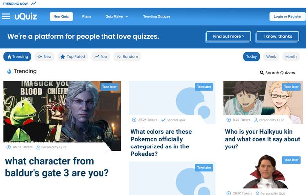 Quotev Alternatives: Top 1 Quiz Makers & Similar Apps | AlternativeTo