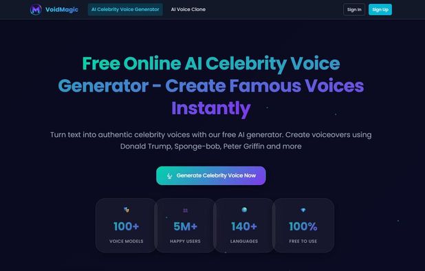 Void Magic: VoidMagic’s free AI tool instantly transforms text into ...