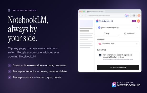 Web Clipper for NotebookLM: Your ultimate NotebookLM companion: saves ...