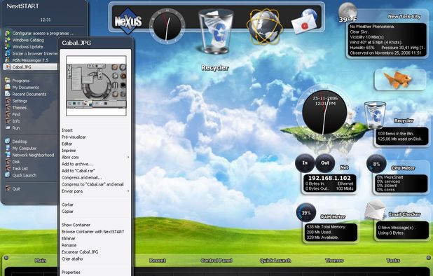 Winstep Xtreme: Desktop enhancement suite with customizable tools and ...
