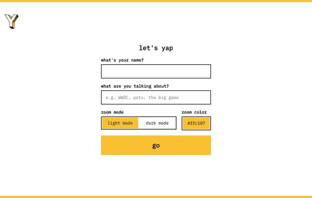 Yap Chat: Ephemeral real-time chat with six participants and media ...